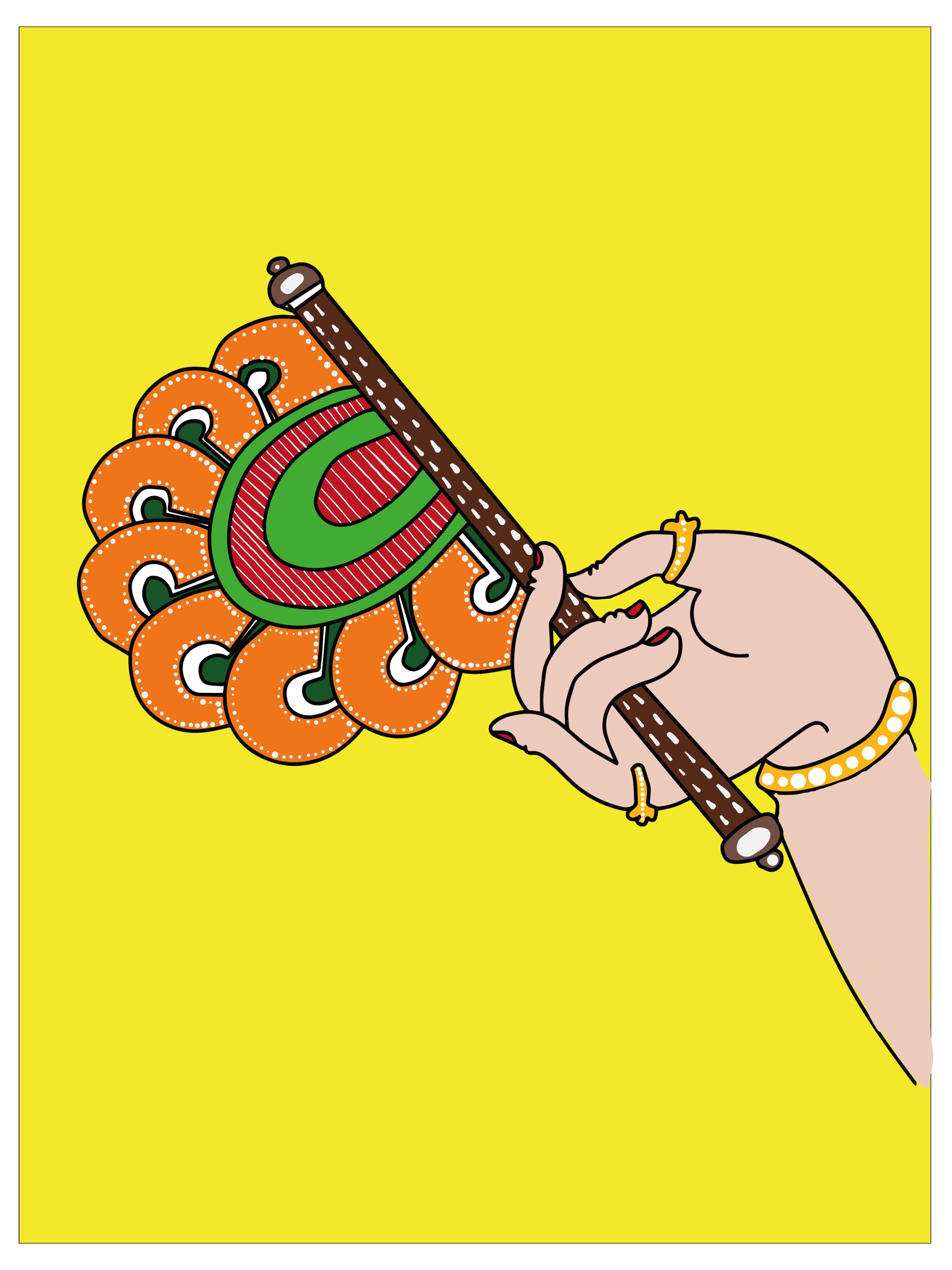 Alavattam Kerala Murals DIY Framed Canvas Base for Painting– Hobby India