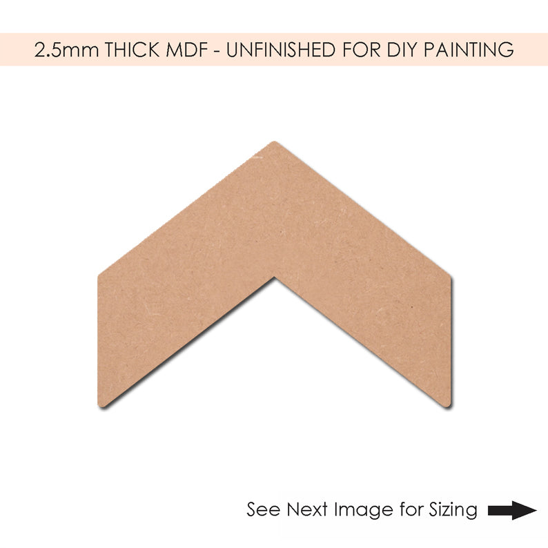 Chevron Craft Shape– Hobby Decor Pvt Ltd