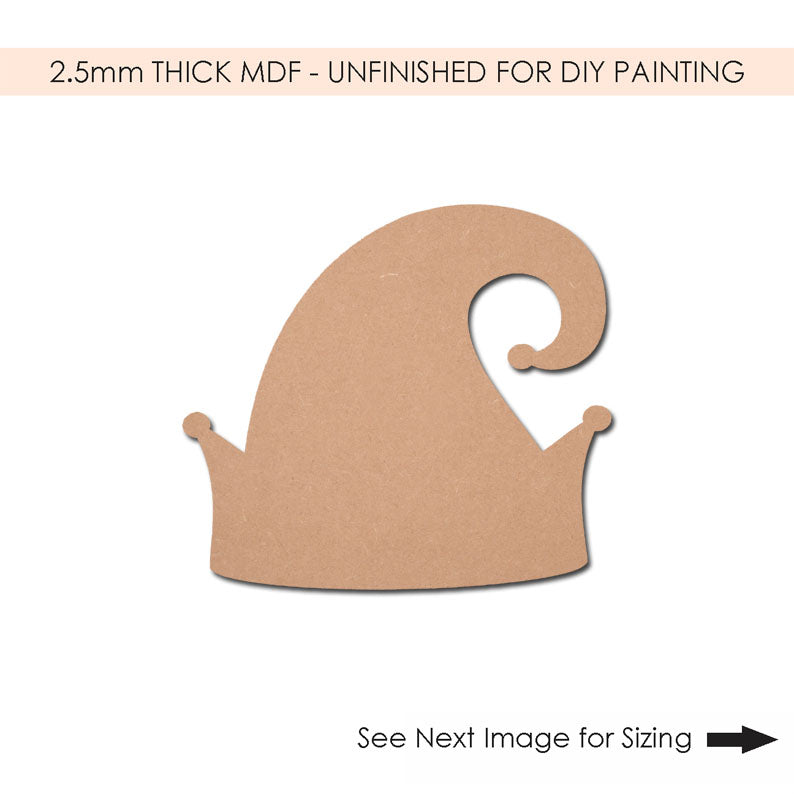 Buy MDF Christmas Elf Hat Base Online At Best Price– Hobby Decor Pvt Ltd