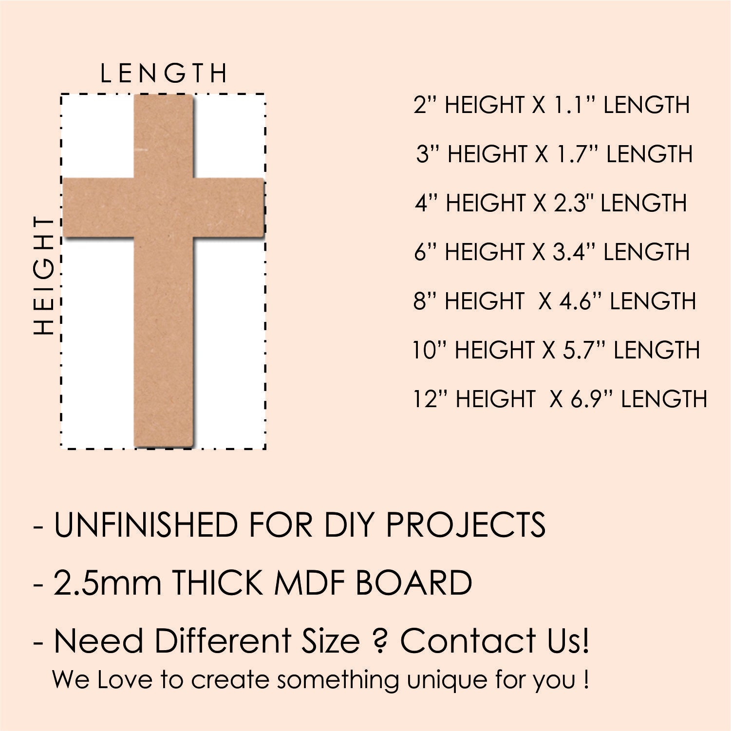 Cross Cutout– Hobby Decor Pvt Ltd
