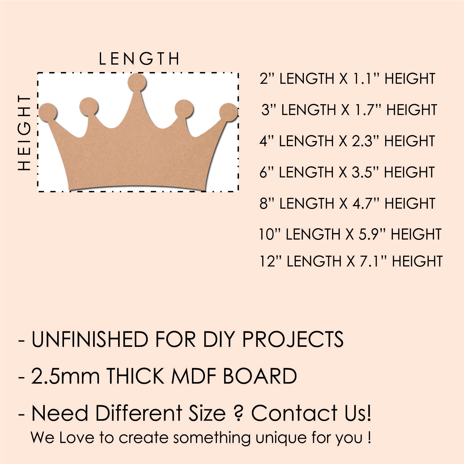 Crown Shape– Hobby Decor Pvt Ltd