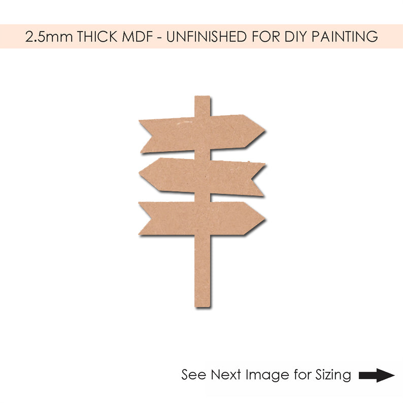 Direction Arrow Sign Shape– Hobby Decor Pvt Ltd