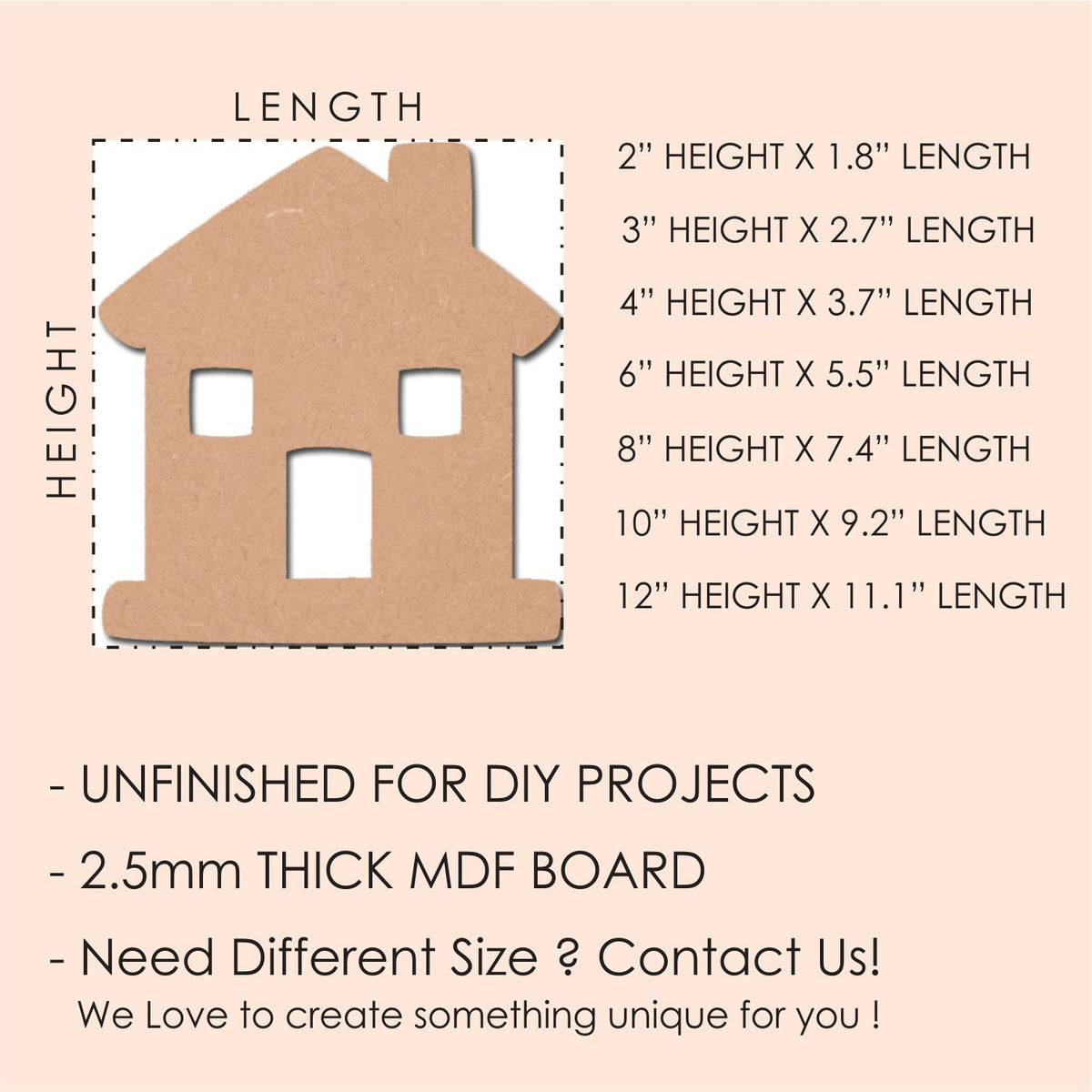 House Shape– Hobby Decor Pvt Ltd