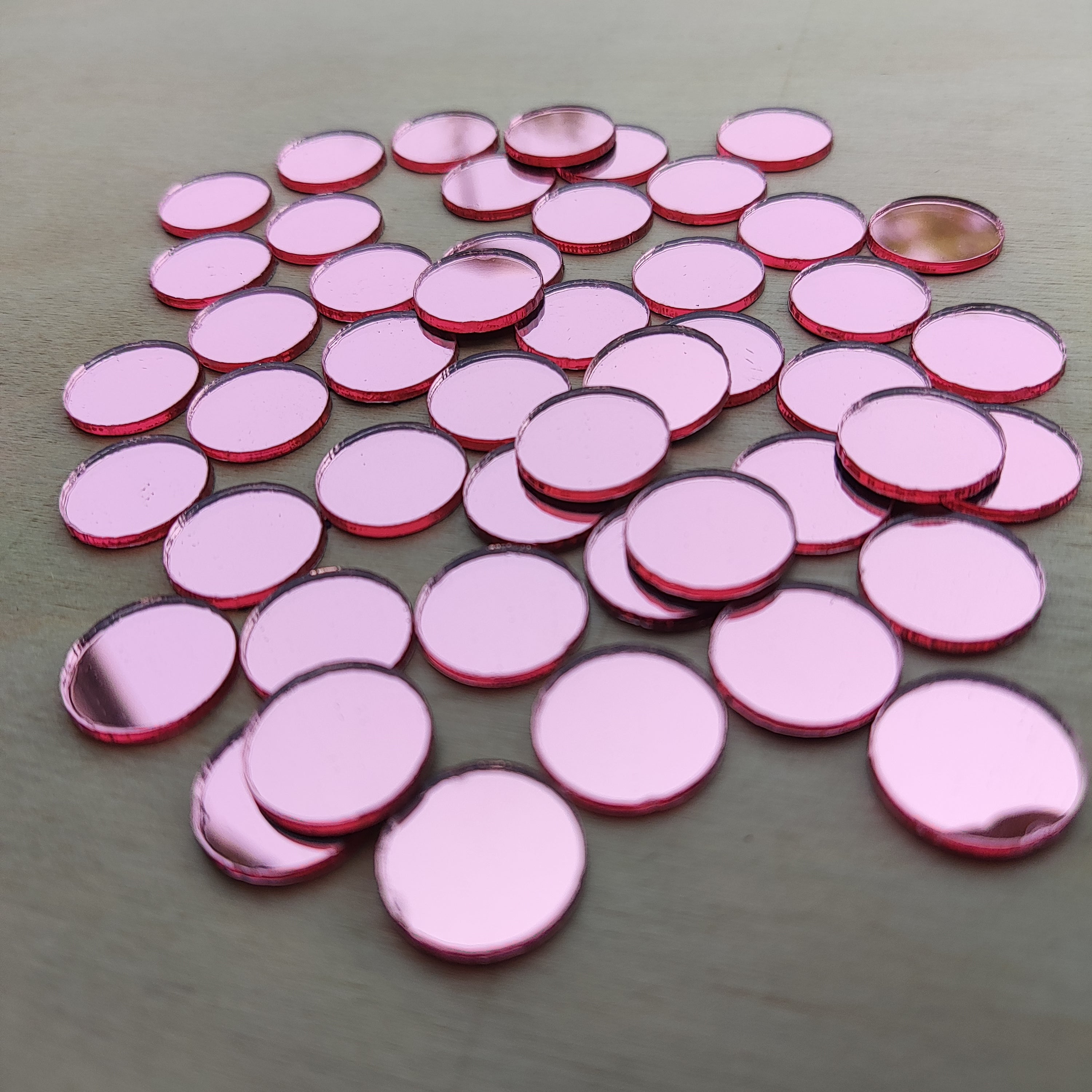 Round Acrylic Craft Mirror (100Pcs)– Hobby Decor Pvt Ltd