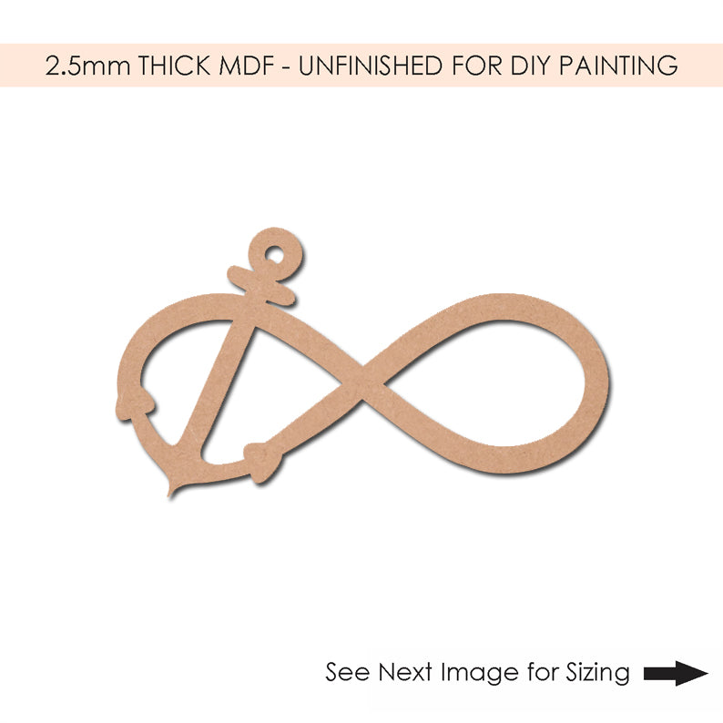 Infinity With Anchor Cut Out– Hobby Decor Pvt Ltd