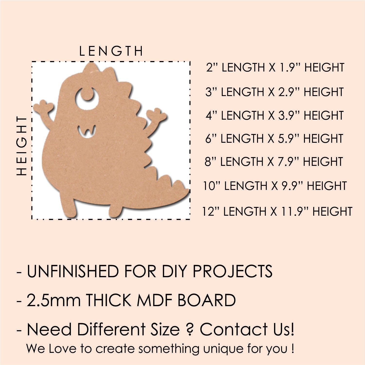 Monster DIY Cutout– Hobby Decor Pvt Ltd