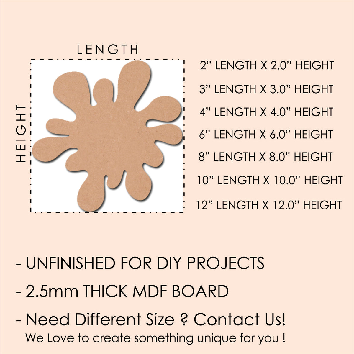 Paint Splatter– Hobby Decor Pvt Ltd