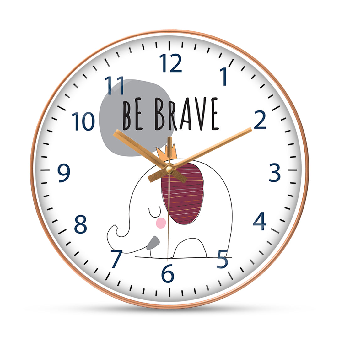 Brave elephant wall clock– Hobby Decor Pvt Ltd