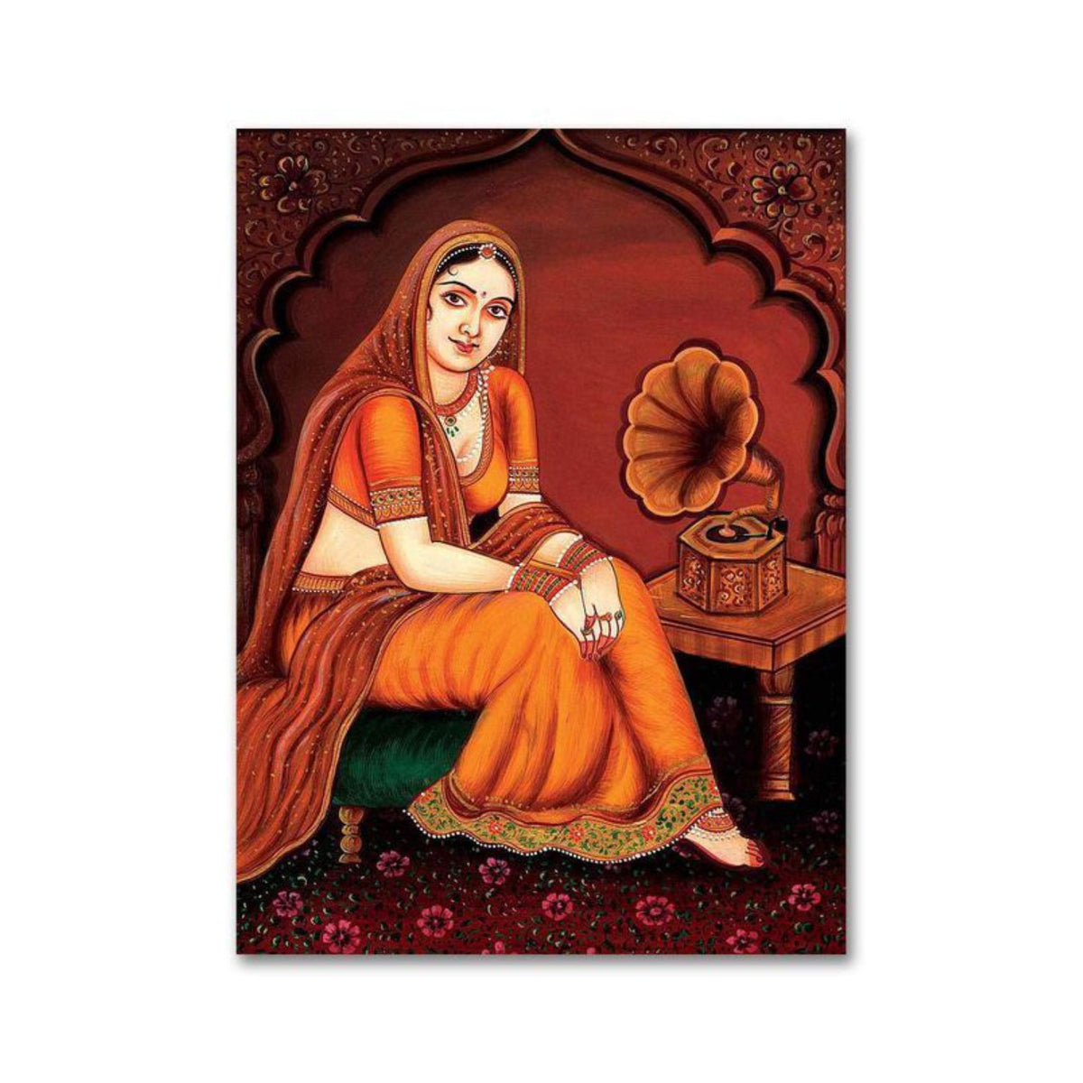 Madhubani Painting DIY Canvas Base for Painting– Hobby Decor Pvt Ltd