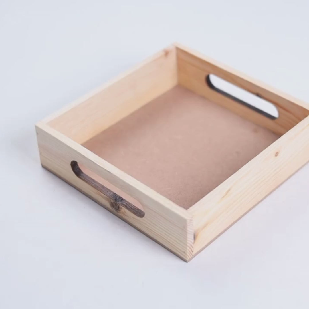 Buy Pinewood Square Wooden Tray Base Online In Best Quality– Hobby ...