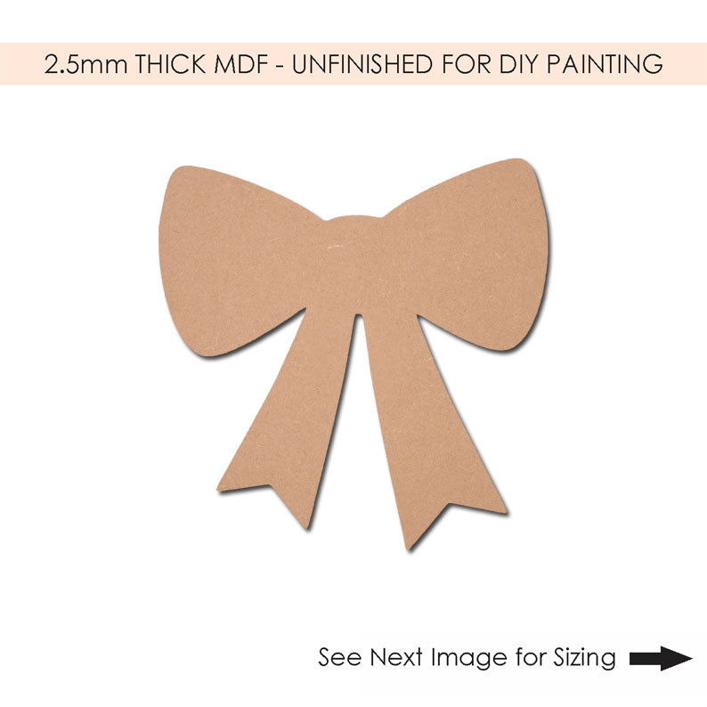 Buy MDF Ribbon Bow Cutout Online At Best Price– Hobby Decor Pvt Ltd